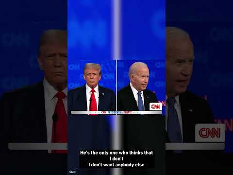 Trump, Biden spar during debate on who has done more for the economy