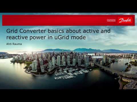 How to manage active and reactive power using VACON® NXP Grid Converter in microgrid mode