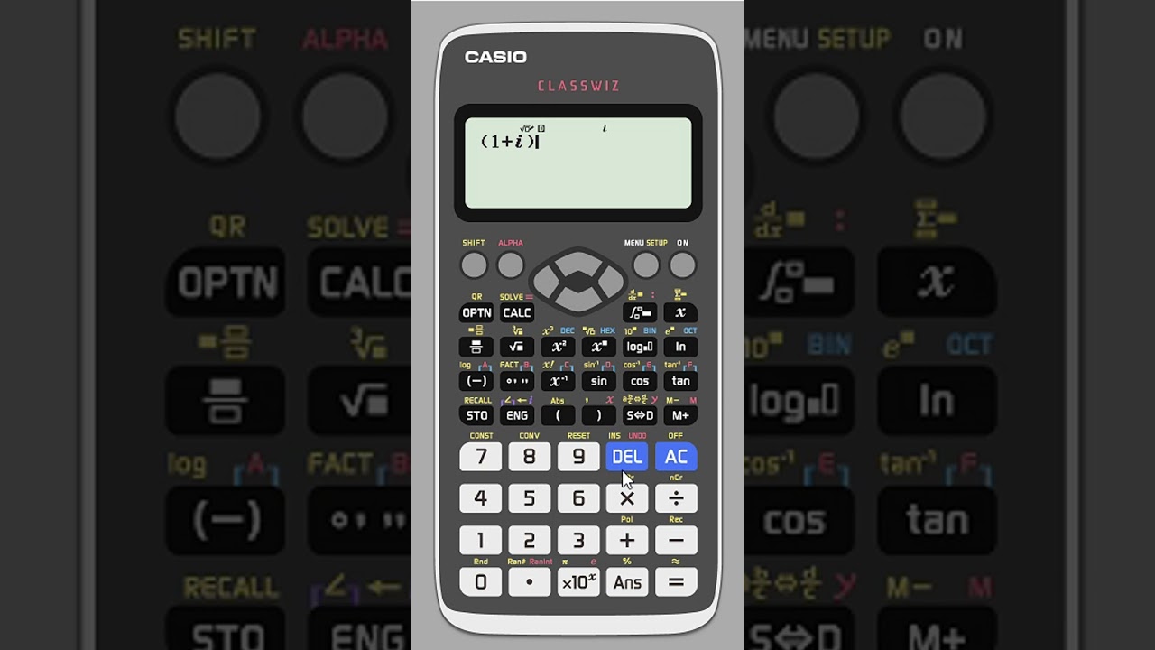 Calculator Technique - Adding Complex Numbers