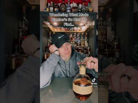 BLANTONS can be hard to find thanks #johnwick #bourbon #whiskeytube #whiskey #drink