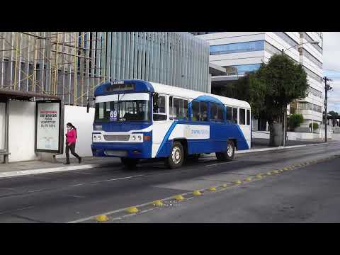Buses in Guatemala City, Guatemala 2022 - autobuses en ciudad de guatemala