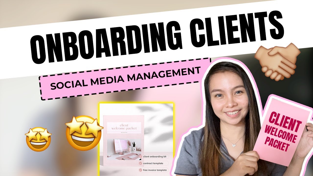 How to Onboard New Clients as a Social Media Manager | Client Welcome Packet Template [CC English]