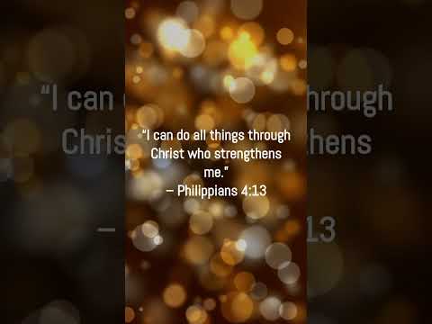 BIBLE – Philippians 4:13