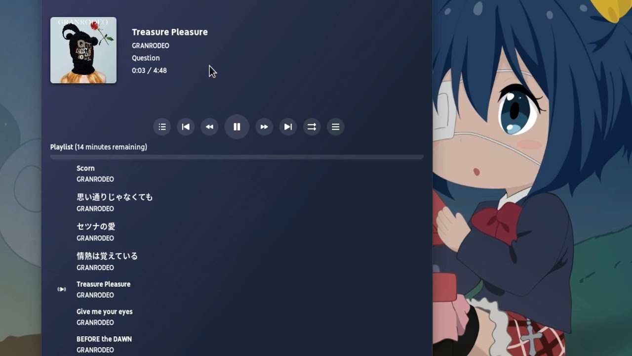 Amberol is a cute music mini-player on GTK4 and Rust