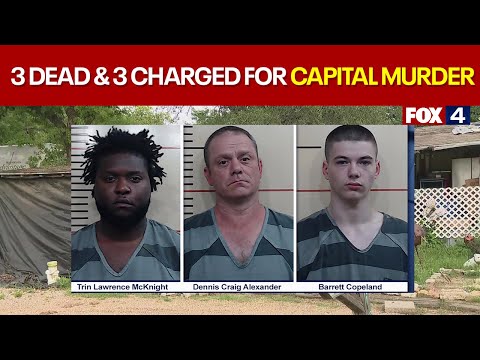 3 missing in Texas found dead, 3 men charged with murder