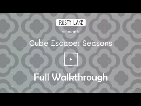 Cube Escape: Season | Full Walkthrough | All Achievements