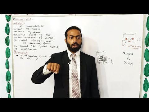 Freezing point || 9th class chemistry || ch.no.5