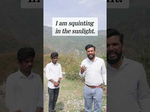 New word "squint" #shorts #english #wordofthedayenglish #newvocabulary
