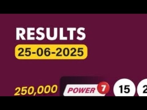 uwinn lottery result today 25/06/2025 Wednesday power7 Grand6 max3 4you spin5 U winn Result