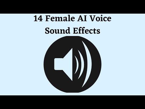 Female AI Voice Sound Effects l SOPHIA