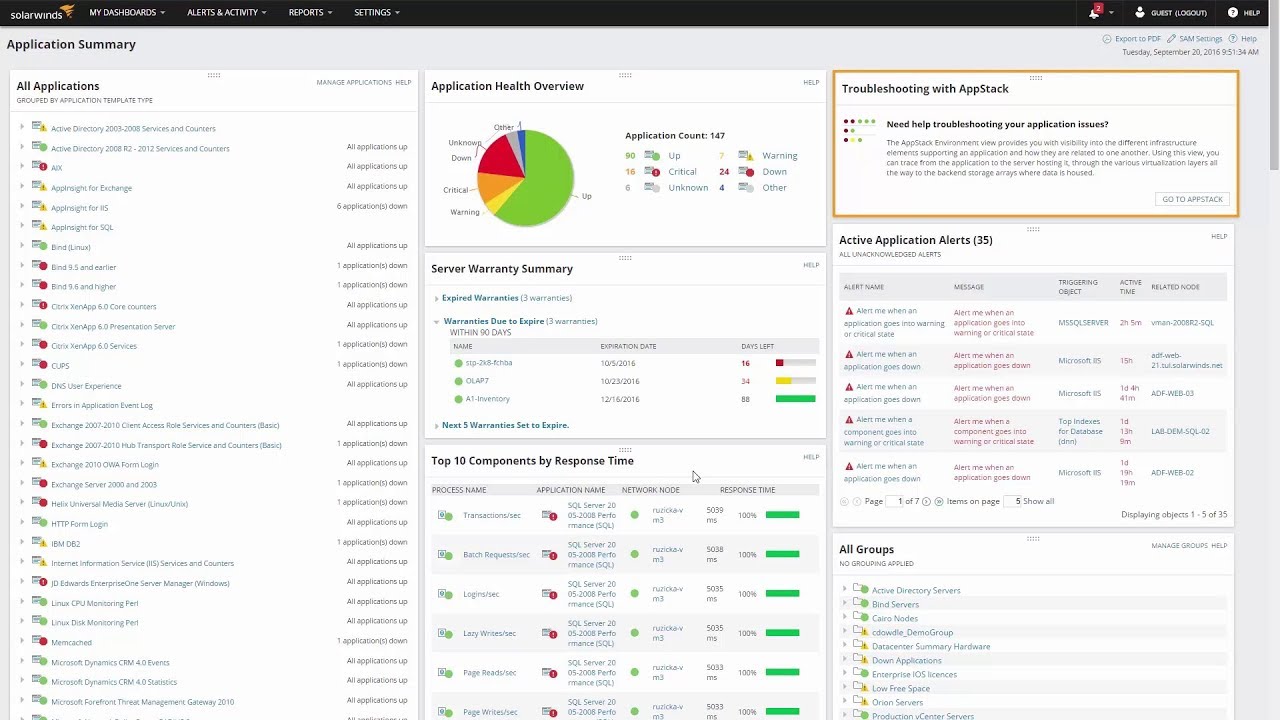 Log and Systems Performance Pack Overview