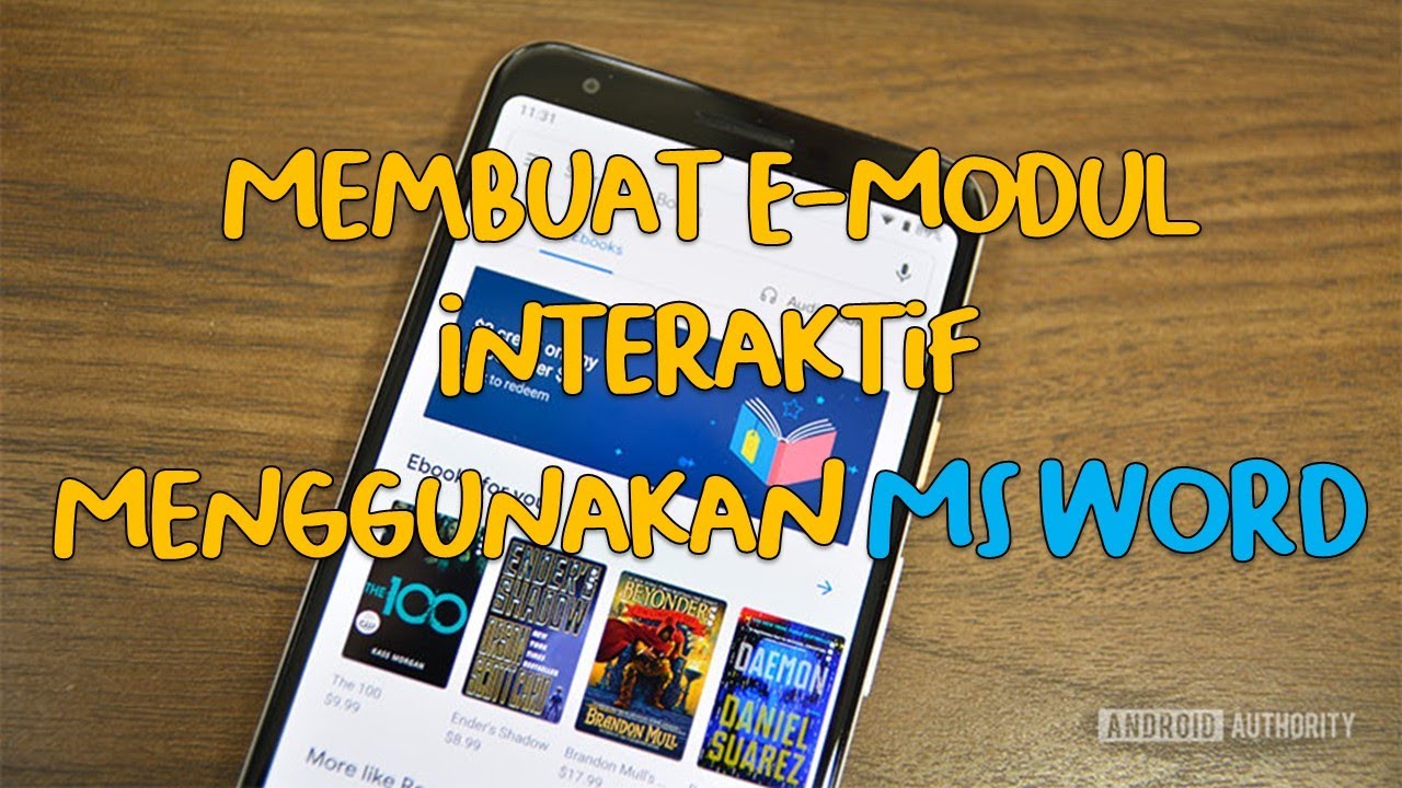 Membuat E-Modul Interaktif Menggunakan MS Word