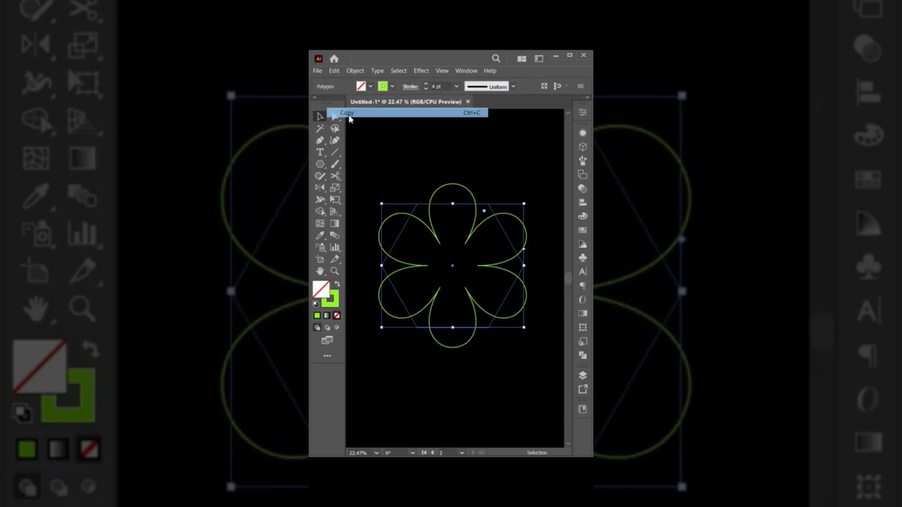 Flower design in illustrator #flower #illustrstor