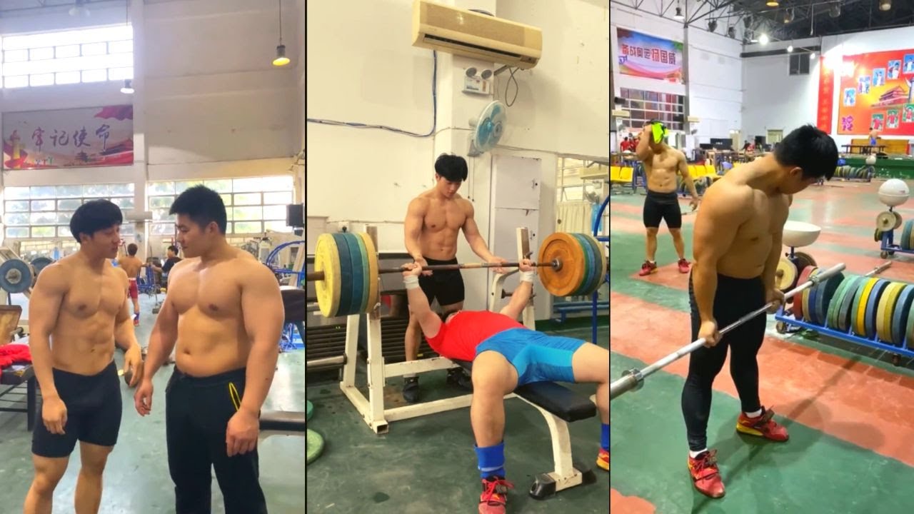 Compilation Chinese Bodybuilder Workout