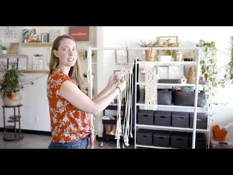 How to Knot the Beginner Mini Macrame Wall Hanging Pattern