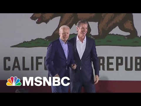 Biden Campaigns For Gov. Newsom On Eve Of California Recall Election