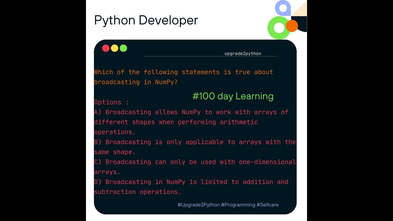 Numpy Library Learn From Basic in Data Science Using Python #100dayslearning #python#love#programing