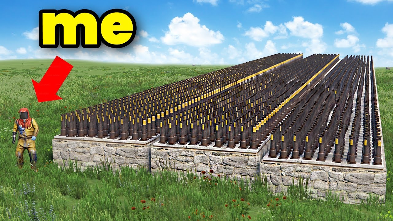 DESTROYING a Pay-to-Win Rust Server using 10,000 FIREWORKS 💥