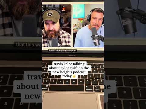 Taylor Swift and Travis Kelce talked about on the New Heights Podcast Pt.2🥹