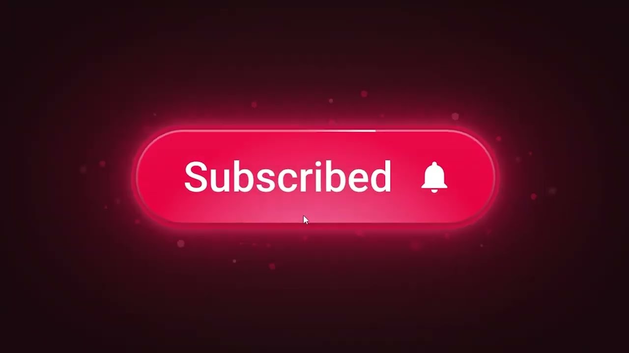 Glowing Interactive Subscribe Button Animation created in #Rive