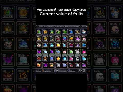 Blox Fruits Tier-List | Fruits Value #bloxfruits #roblox #bountyhunt #tierlist