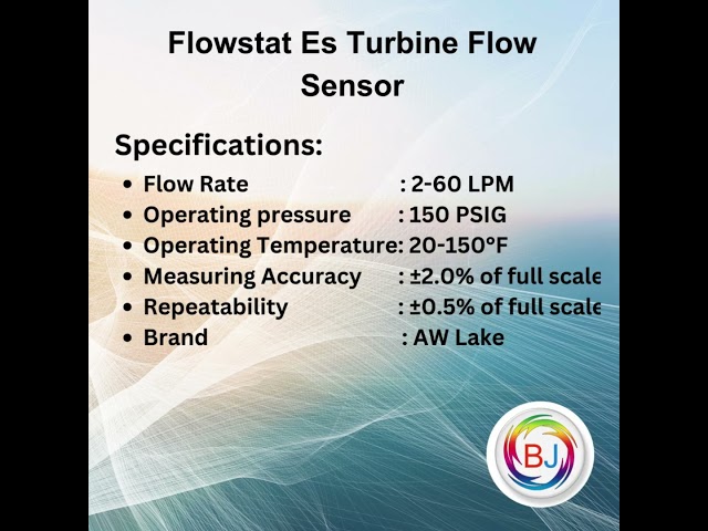 Paddle Wheel Flow Meters - FLOWSTAT TURBINE FLOW SENSOR Manufacturer ...