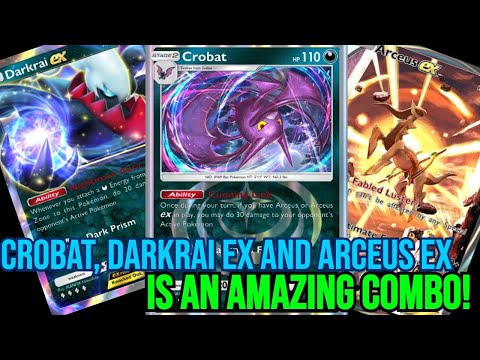 Crobat, Darkrai EX, and Arceus EX Deck Build! [Pokemon TCG Pokemon]