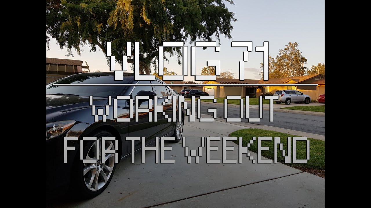 Vlog 71: Working Out for the Weekend