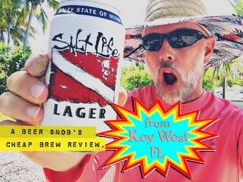 Salt Life American Lager Beer Review by A Beer Snob's Cheap Brew Review from Key West Florida