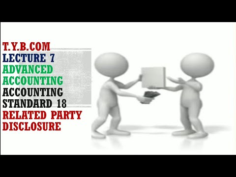 ACCOUNTING STANDARD 18- RELATED PARTY DISCLOSURE