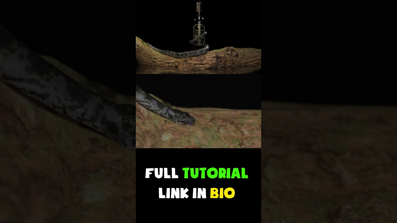 Blender Snake Product Animation Tutorial | Beginner Friendly Step by Step