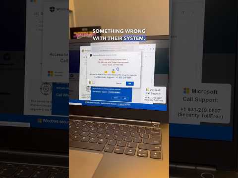 Beware of This Scam! #shorts #pc #laptop #laptoprepair #pcrepair #computerrepair