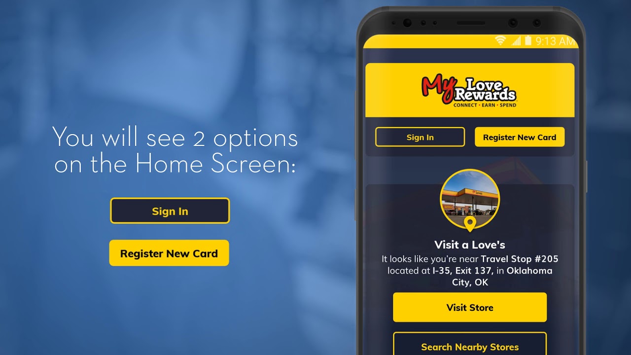 How to Register on Love's Connect App