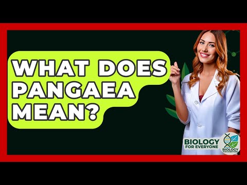 What Does Pangaea Mean? - Biology For Everyone