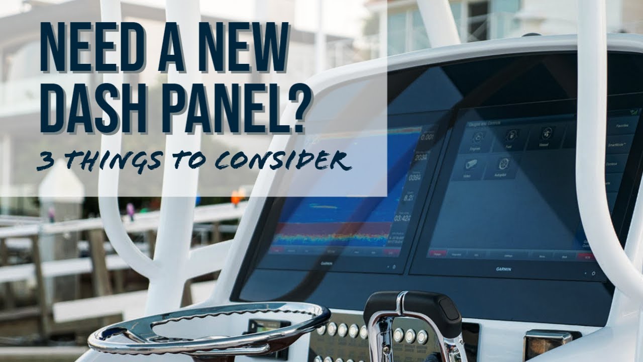 Boat Dash Panels- Material, electronics, and installation