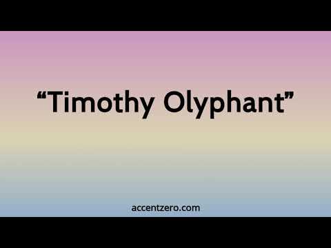 Pronounce "Timothy Olyphant" - Brazilian accent vs. native U.S.