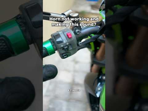 How to fix your motorcycle horn in 30 seconds