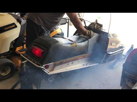 Yamaha Excel III snowmobile - Adam Marshall Land & Auction, LLC