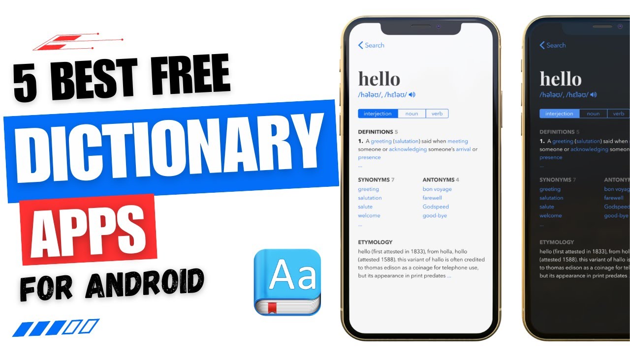 5 Best Free Dictionary Apps For Android | Best English Dictionary App for Android | Offline