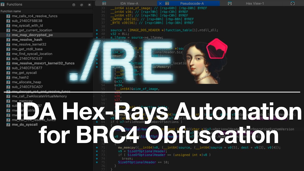 IDA Hex-Rays Automation for BRC4 Obfuscation (Stream - 22/12/2024)