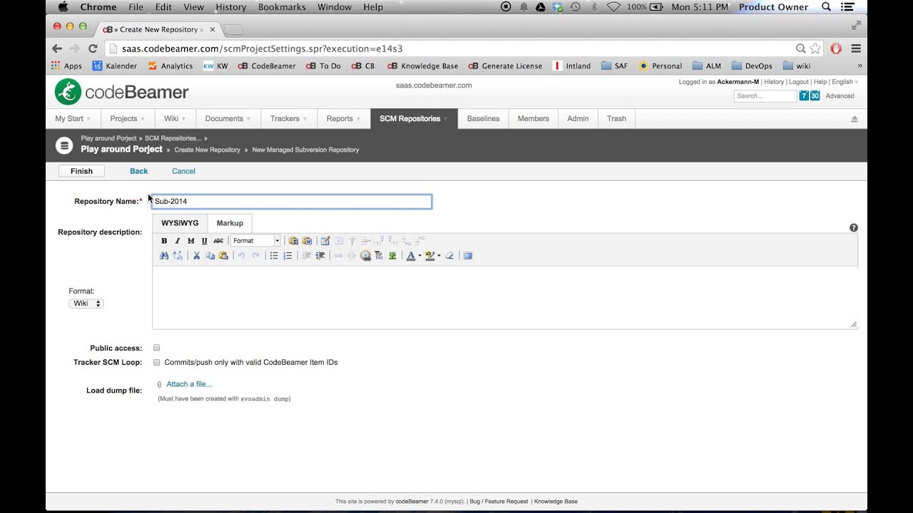 Setting up Subversion Repositories