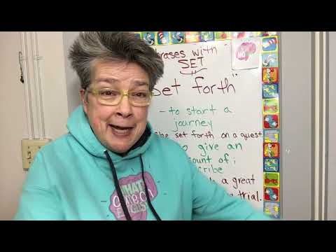 Increase YOur English Skills: Set Forth