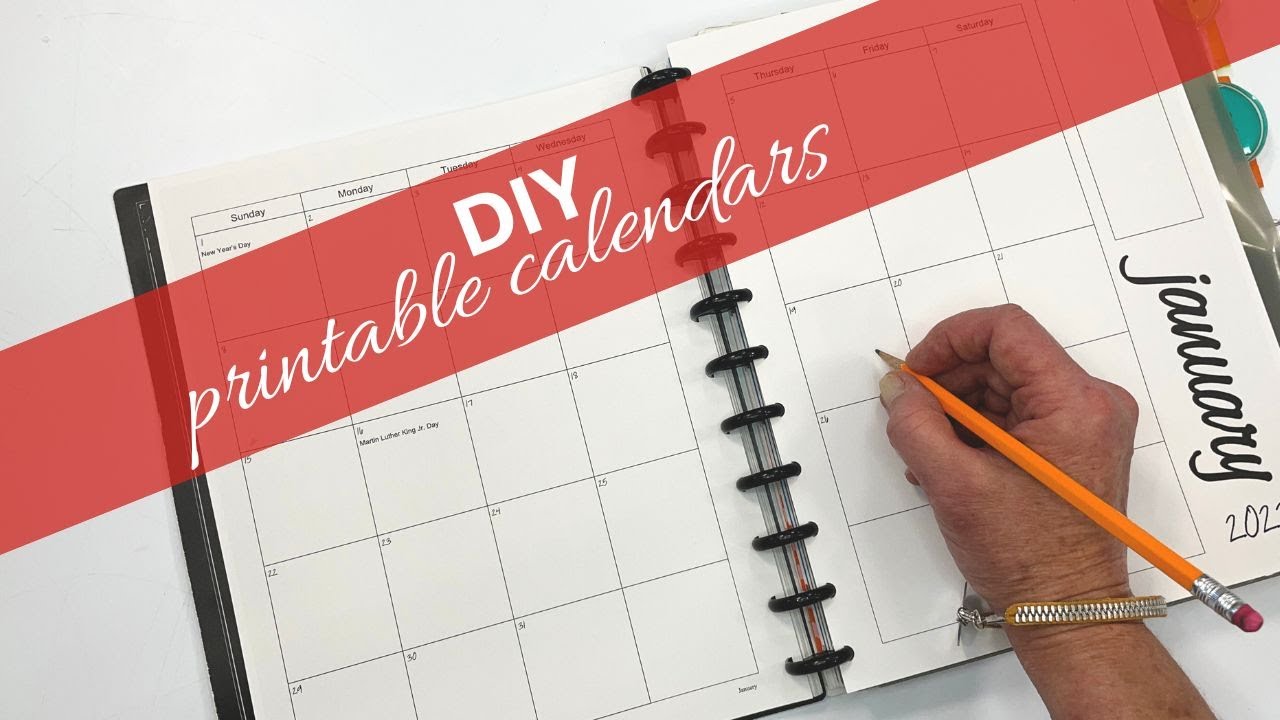 DIY Printable Calendars | Simple Style Minimalist Planning at Its Best
