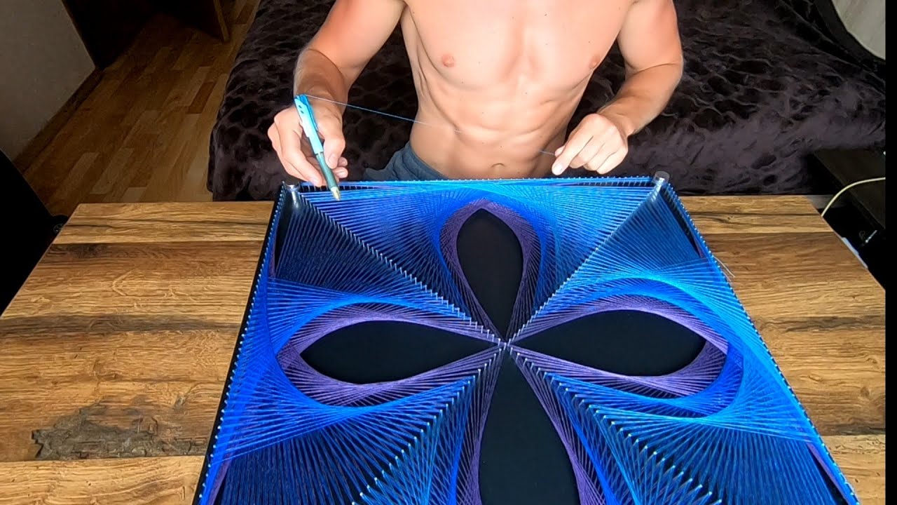 String Art Tutorial Coffee Table