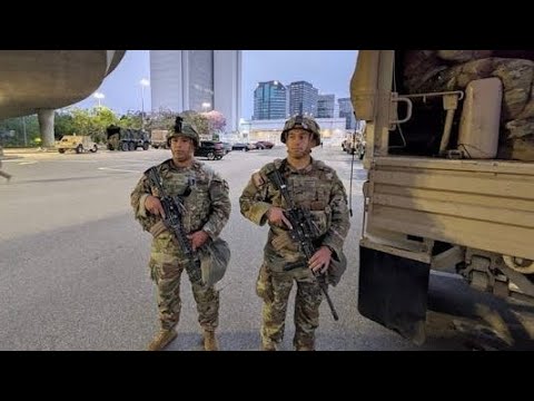U.S. infantry combat teams deployed to Los Angeles