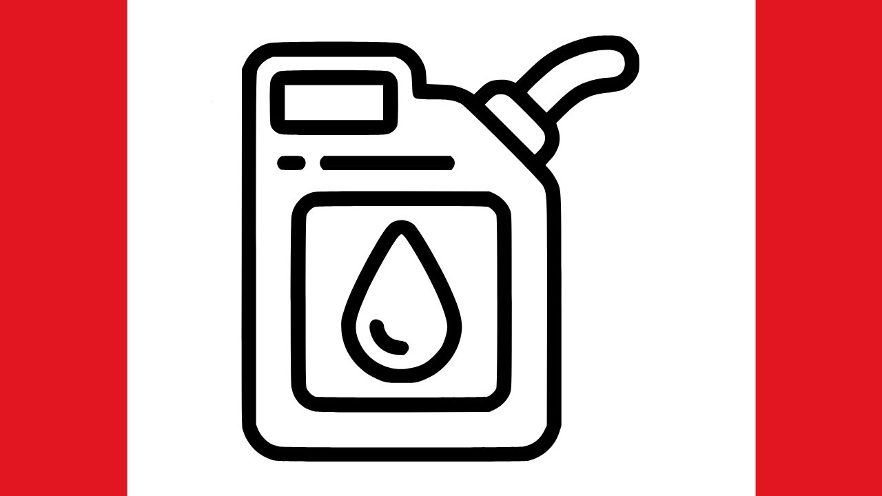 CÓMO DIBUJAR UN BARRIL DE GASOLINA, DIÉSEL FÁCIL