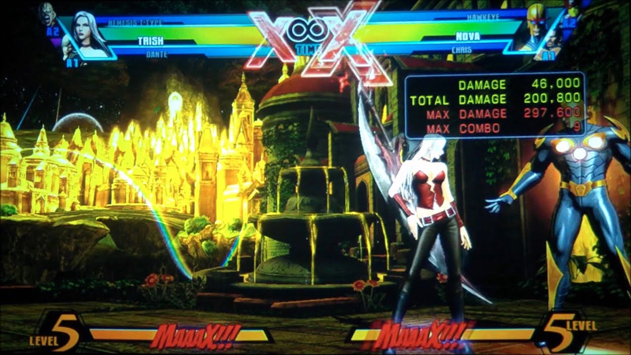 UMVC3: Basic Trish Combo Tutorial (Step by Step)