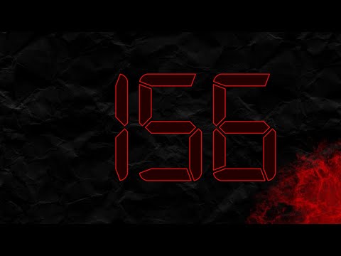 Countdown from 156 to 0 in RED