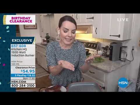 Kitchen HQ 1500Watt Induction Burner