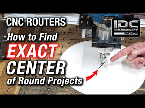 How To Find Exact Center On A Round Project